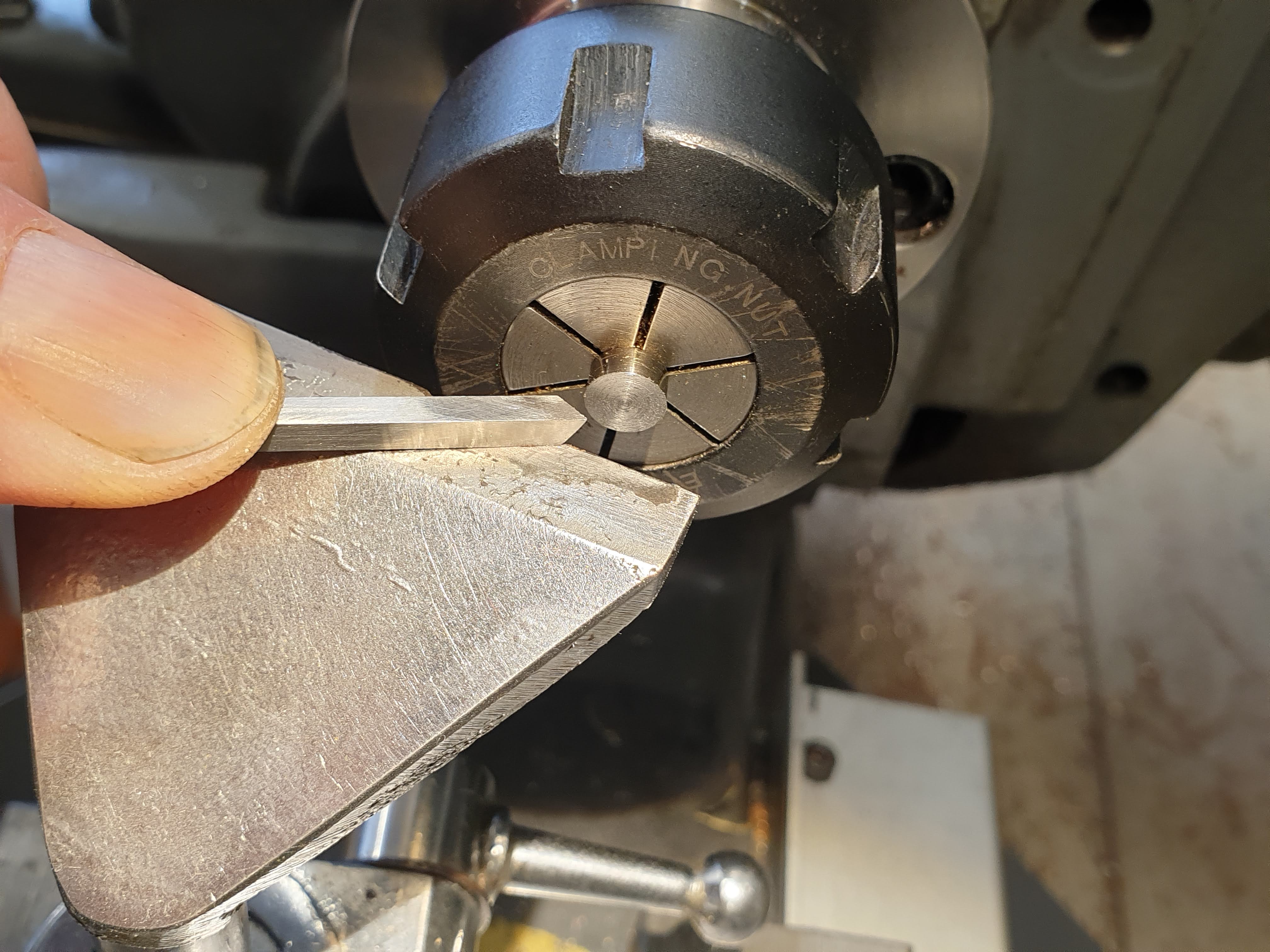 Replacing a missing screw – Mark Baird Clocks